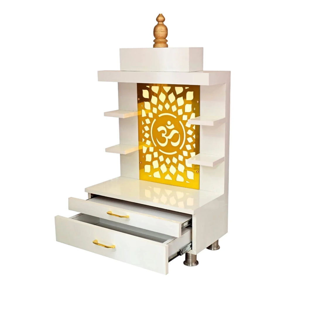 Pooja Mandir For Home - Wooden Mandir - Puja Temple For Home - Corian ...